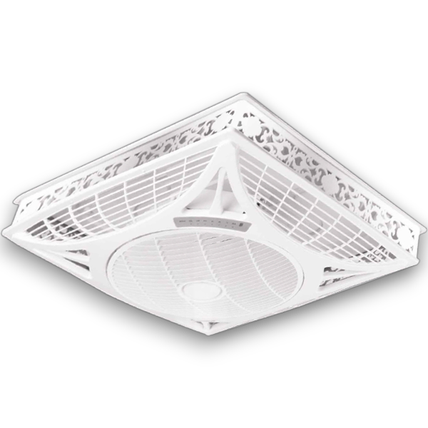 Africab SF 7214-S 14 Inch Surface Louver Ceiling Fan | Compact Fan