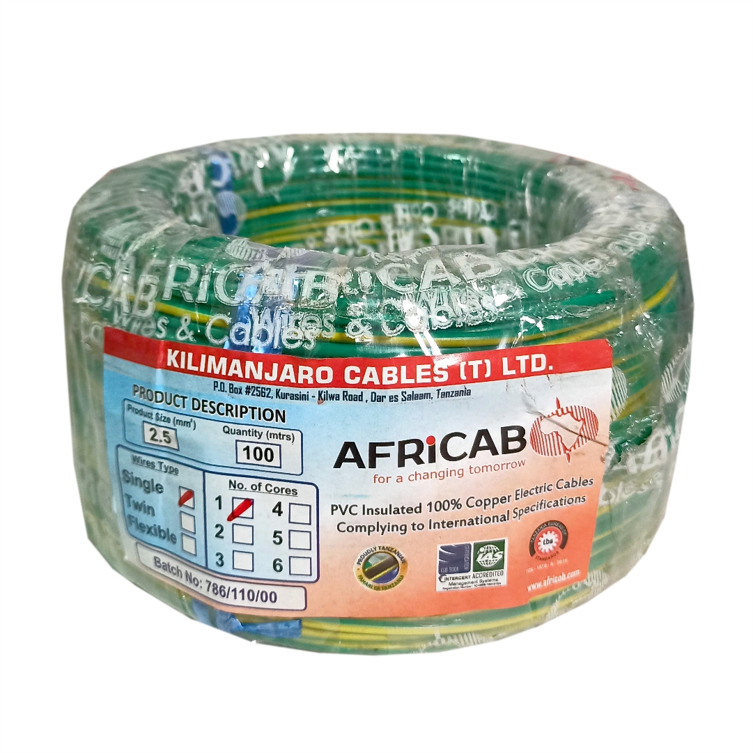 Africab Domestic Wires & Cables – Single Flexible & Twin | Tanzania